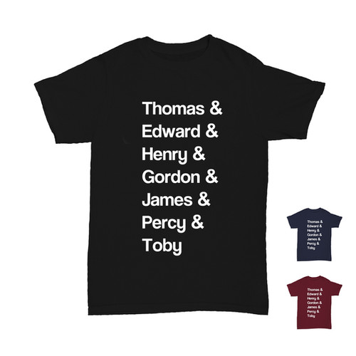 Thomas & Friends - Names List Tee | PhotograFix
