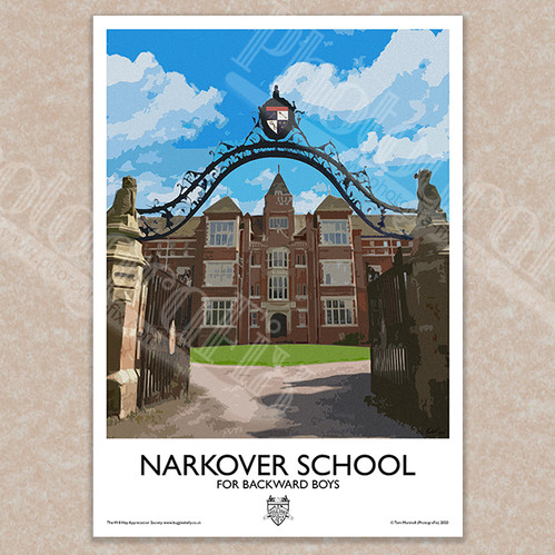 Narkover School (Will Hay) - Vintage Style - Poster / Magnet / Postcard ...