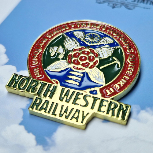 North Western Railway - Enamel Pin Badge | PhotograFix