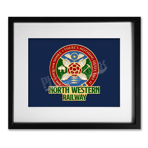 North Western Railway Crest - Railway Print/Canvas | PhotograFix