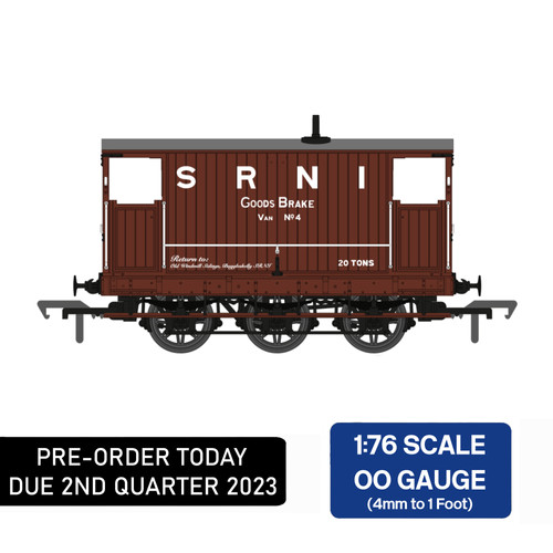 SRNI 6-Wheel Brake Van - Oh Mr Porter! (Will Hay) OO Gauge | PhotograFix