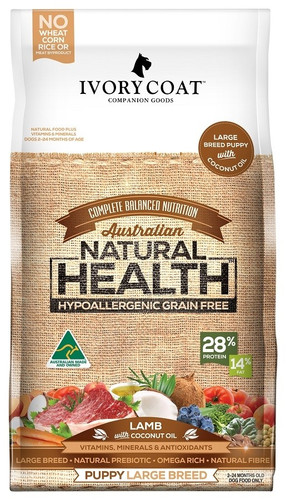 Ivory Coat Dog Puppy Large Breed Lamb 13kg | grainstore