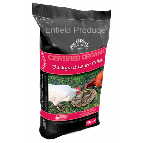 Country Heritage Organic Backyard Layer Pellet 20Kg | grainstore