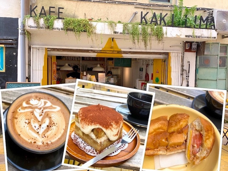 Kluang Cafe: Kafe Kaki Lima (五脚基) Cakes & Baguettes @ Kluang Street Art ...