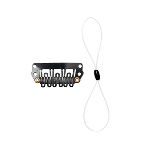Nucleus Safety Line Short Double Loop Black | Wind Chimes