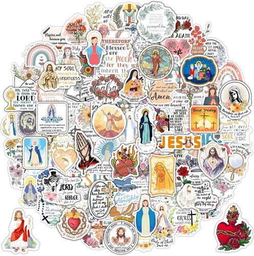 Catholic Stickers: 200 Pieces | Priestlypress