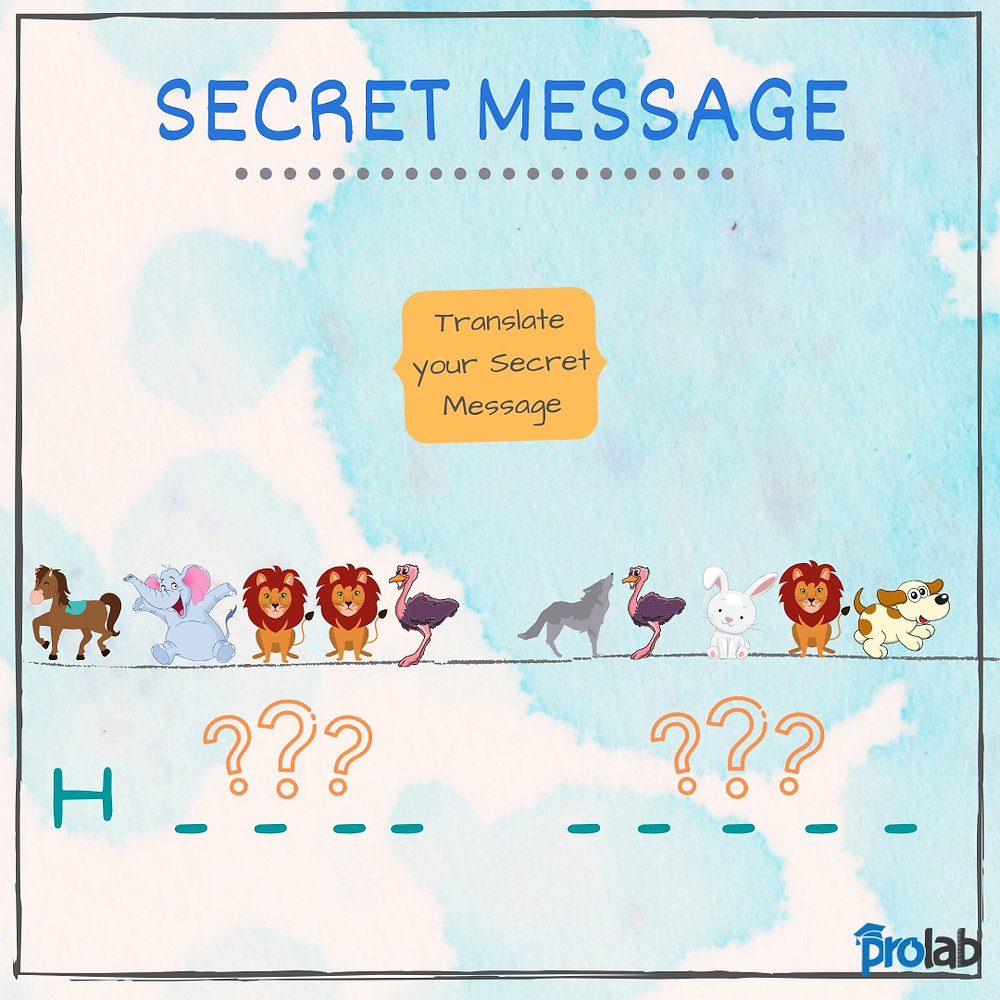 Secret Message Using Icons
