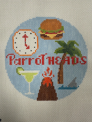 Parrot Heads | NeedlepointObsession
