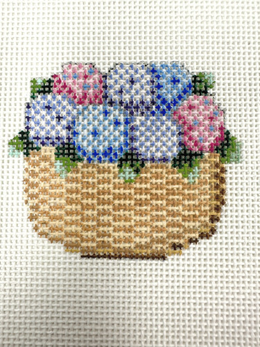 Hydrangea Basket | NeedlepointObsession