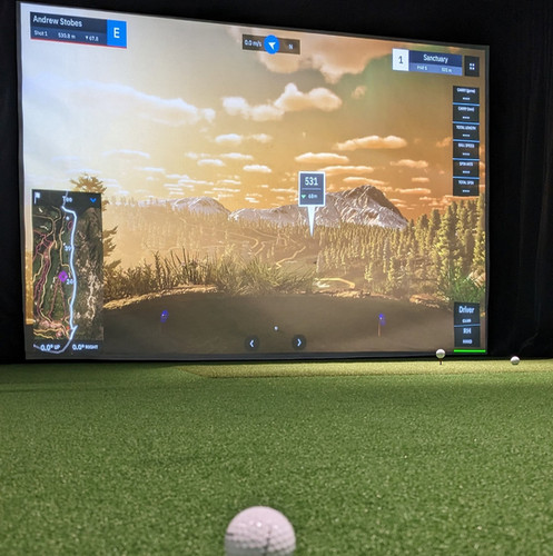 Custom Impact Screen | DIY GolfSIM