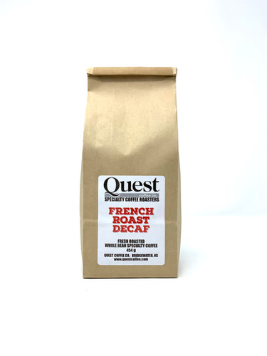 French Roast DECAFFEINATED 454g | Quest Coffee Co.