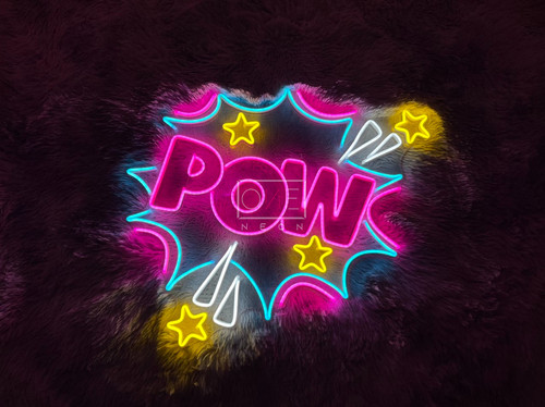 POW | LED Neon Sign | ONE Neon Signs