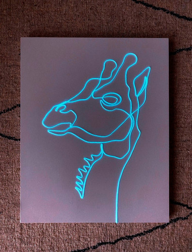 Giraffe Neon Sign | El Wire Signs Wall Art | ONE Neon Signs