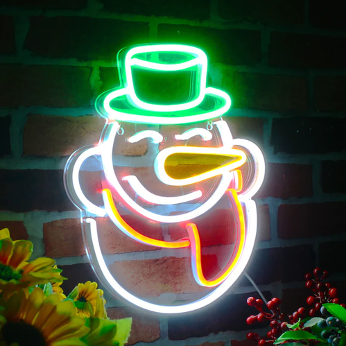 Snowman Christmas | LED Neon Sign | ONE Neon Signs
