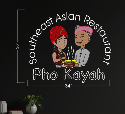 PHO KAYAH | LED NEON SIGN | ONE Neon Signs