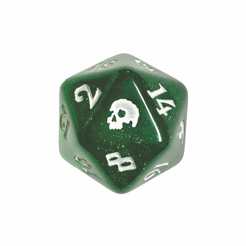 Black Death d20 Virulent Viridian | Black Oak Workshop