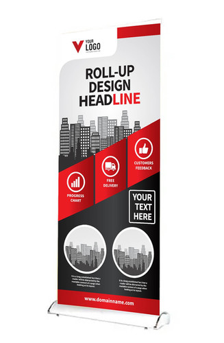 Matisse Banner Stand Double Sided | LakeNormanSignCo