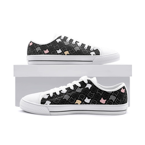 FUWA BUN Black Canvas Shoe | Keyokku