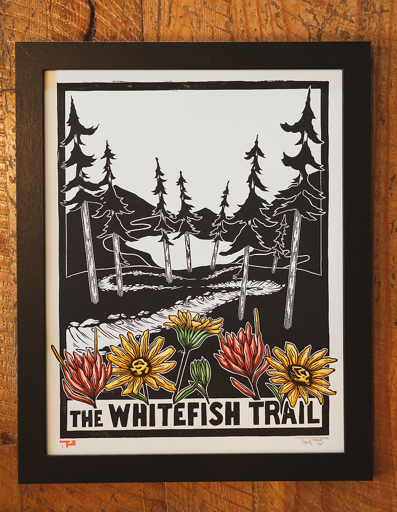 New Whitefish Trail Design by Tarek Prints