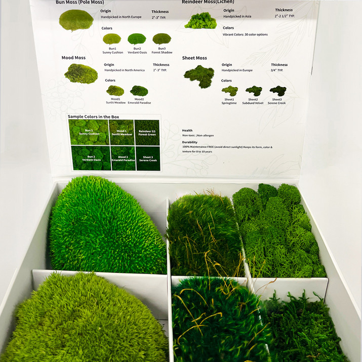 Request a Moss Sample | Moss Material | Wildleaf