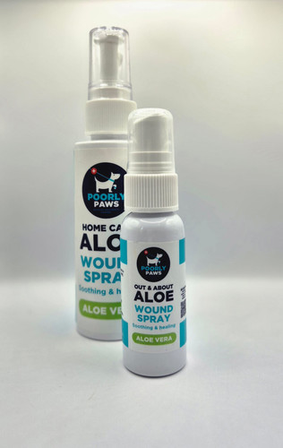 Poorly Paws Aloe Wound Spray | Poorly Paws