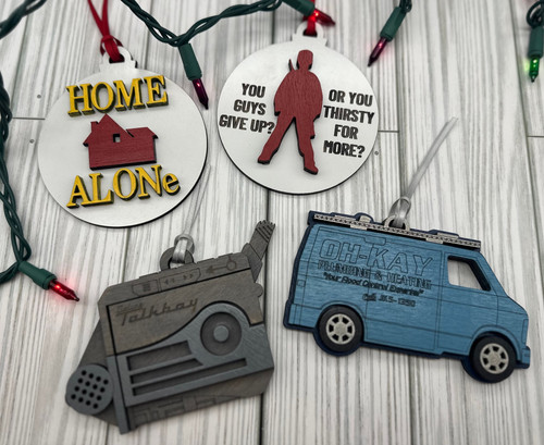 Home Alone - Super Fan Ornament Pack | OMTech Lasers