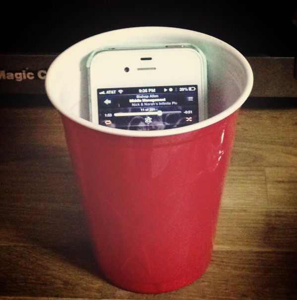 Mobile Device In A Cup