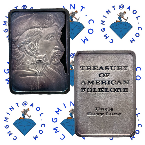 Uncle Davey Lane 1 oz 999 silver bar | cmgmint