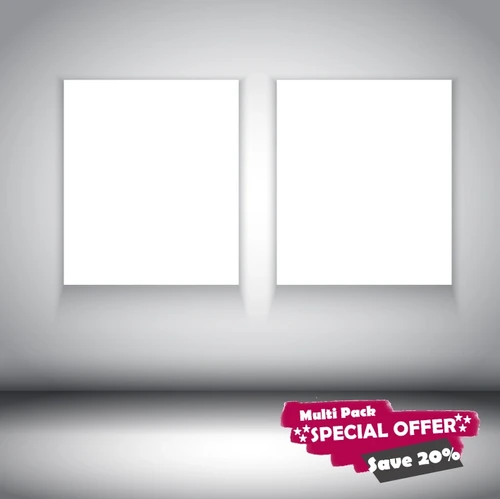 Blank Canvas | Extra Large Square Primed | 60in x 46in | Multipack x2 ...