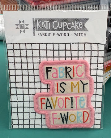 Fabric is My Favorite F-Word Patch | quiltsplus