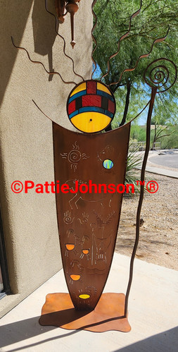 Quispe Rayen~ meaning Glass Flower | Glass Illusions Stud