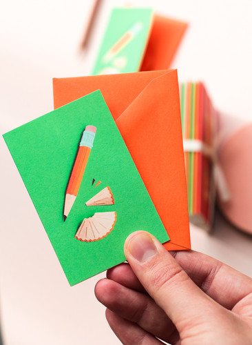 Stubby Pencil | Super Tiny Notecard | lauraksayers