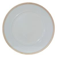 White underplate gold rim | Belle Doux Decor