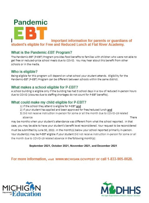 EBT Information Letter