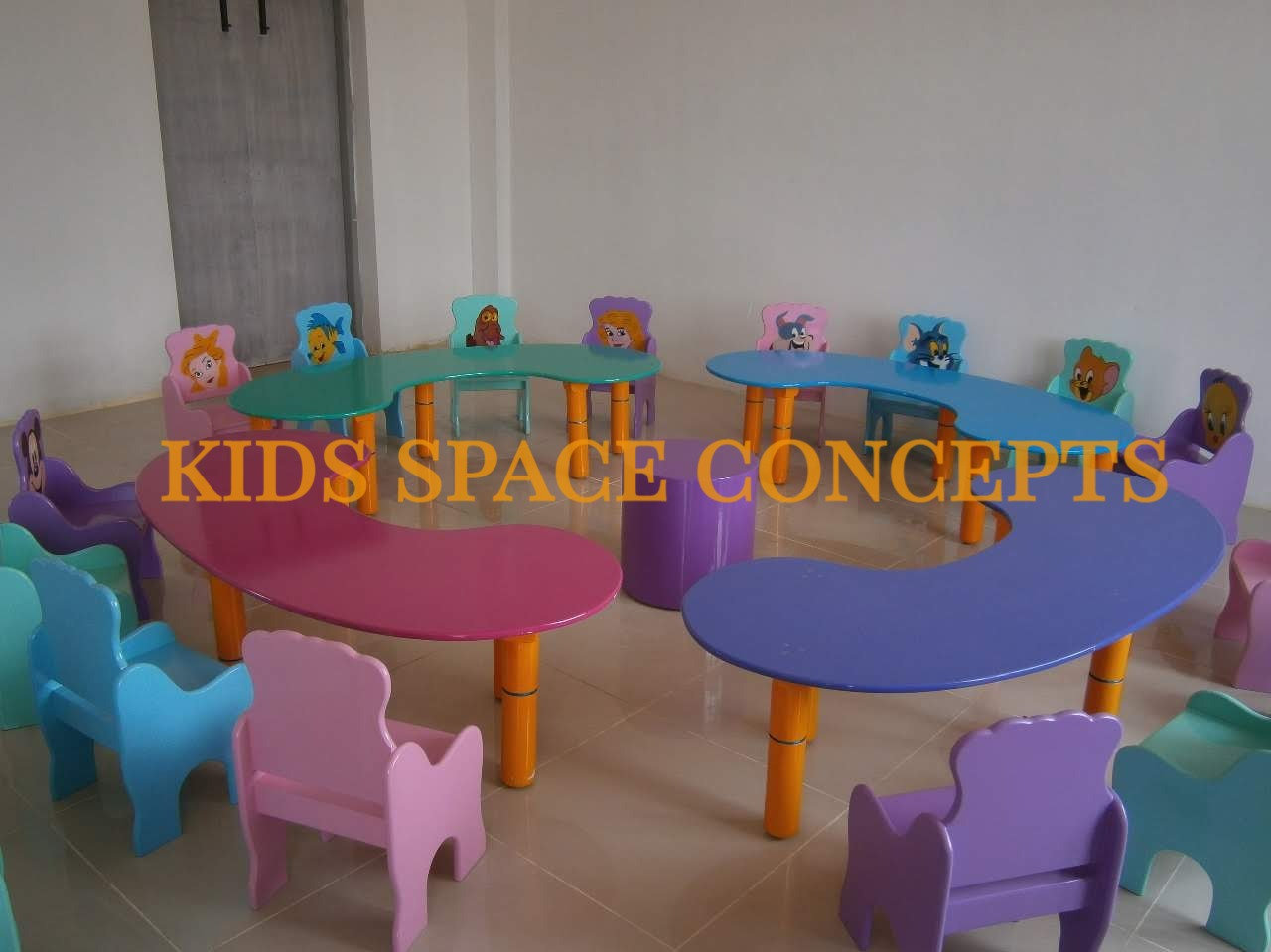 Bean Tables and Themed Chairs