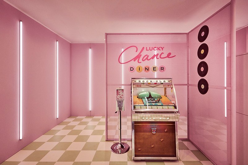 Chanel Lucky 'Chance Diner' Eau Fraîche Pop-Up, Williamsburg New York ...