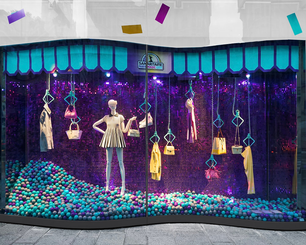 Samaritaine Magic City Window Display Installation, Paris.