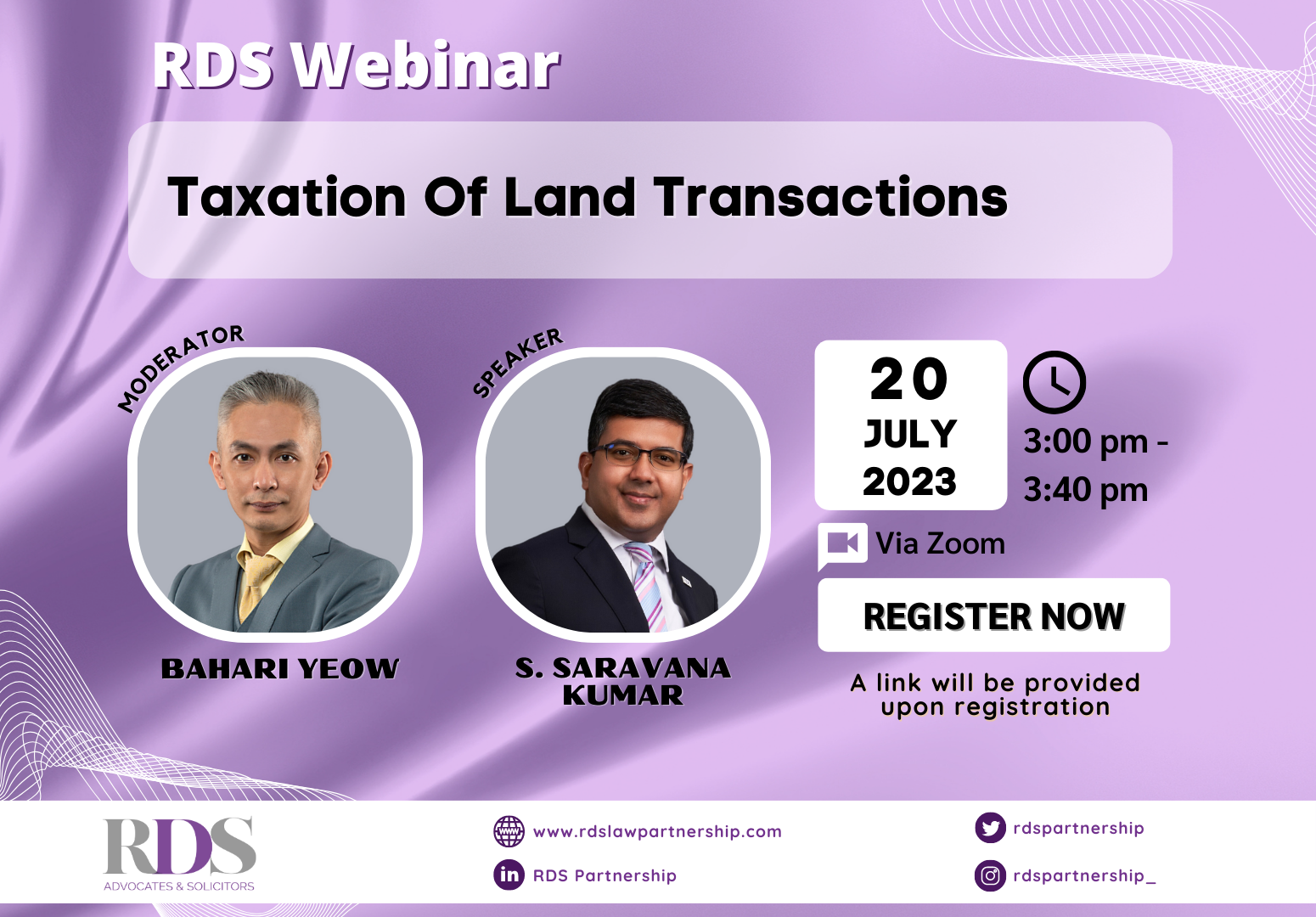 RDS Webinar | Events | RDS Law Partners