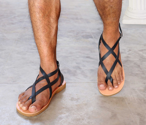 UNIVERSE - Men Leather sandals | Calpas Handmade