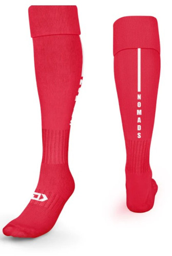 Nomads United AFC – Turnover Sock - Red | NomadsAFC