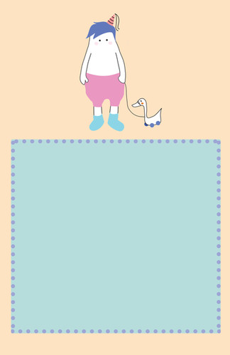 Papel de carta - Azul | mingaucrafts