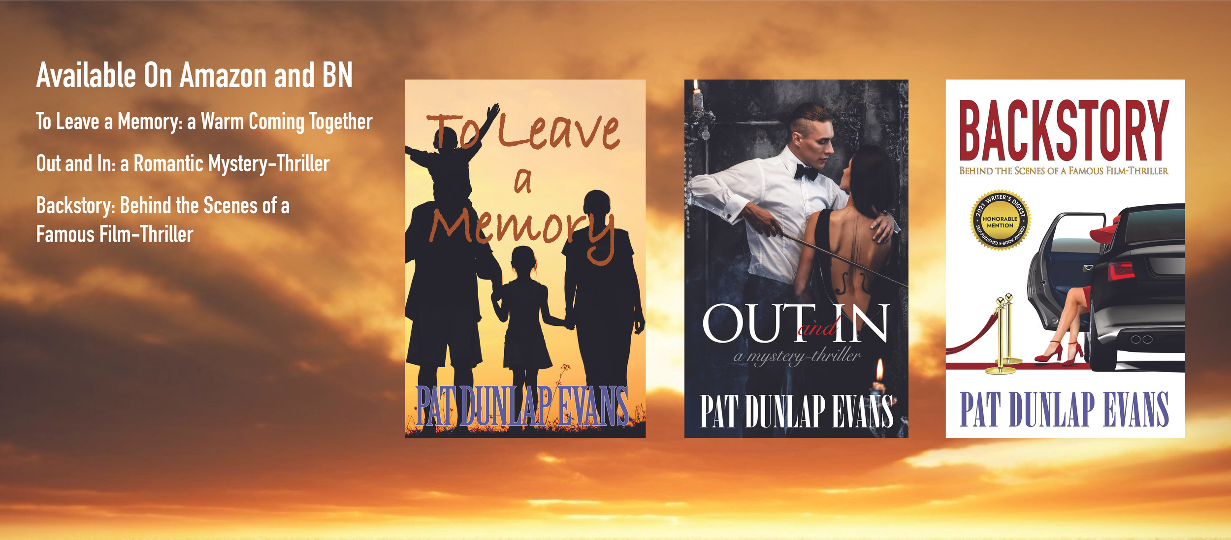 Bio of Pat Dunlap Evans, Author and Editor