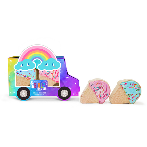 Ice Cream Bath Fizzers | Girlz Like Us