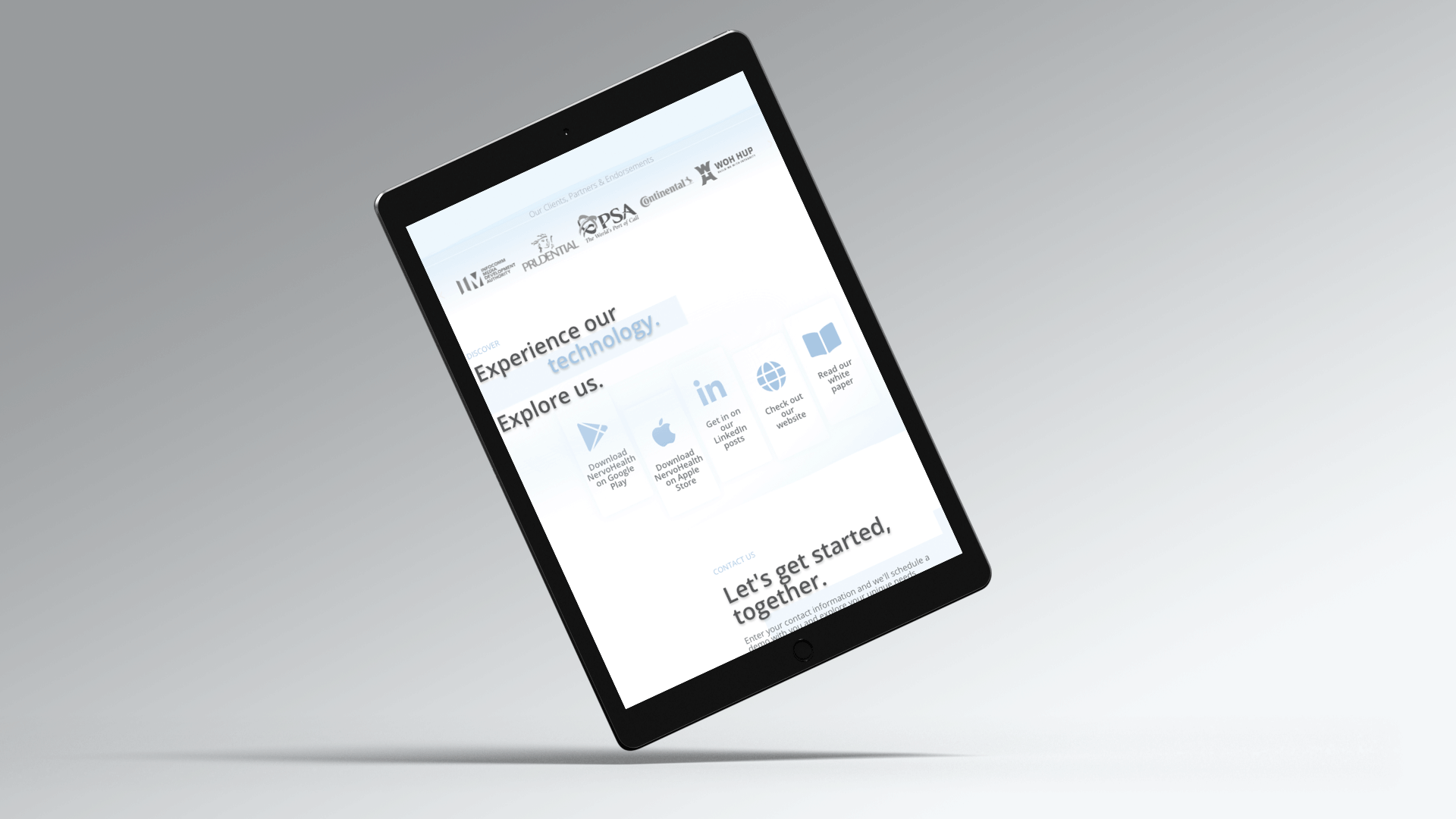 Nervotec website revamp