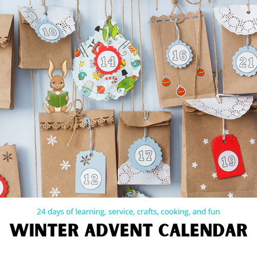 Winter Advent Calendar | little-rabbit-trails