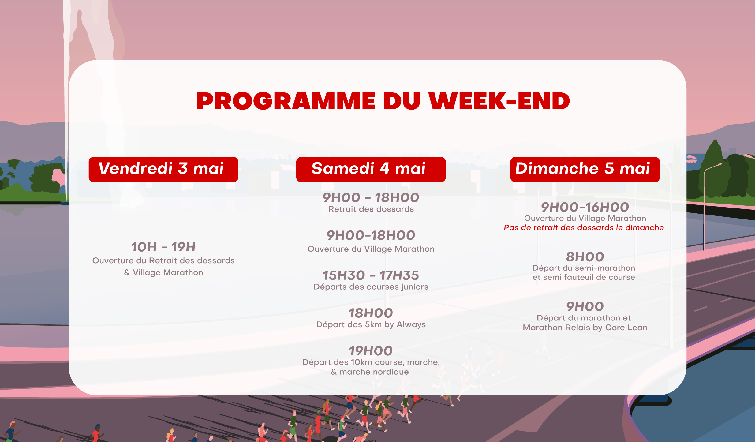 Programme du week-end : ne manquez rien