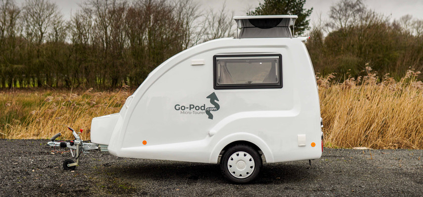 The Go-Pod Micro-Tourer Caravan | Mini Caravan | Teardrop Caravan ...