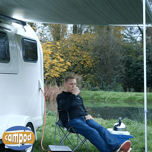Pull out canopy awning | Campod Caravans