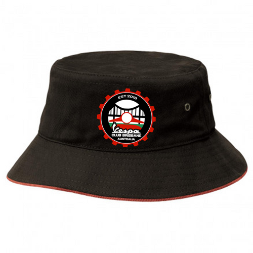 VCB Bucket Hat - Cog Logo | Vespa Club Brisbane