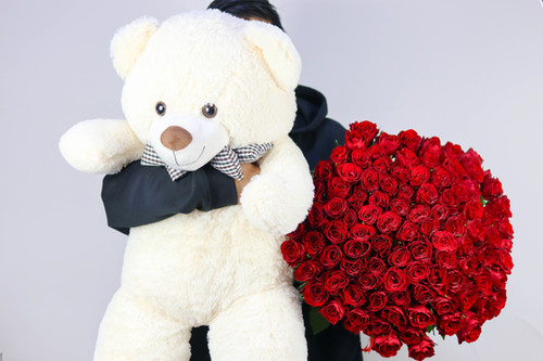 huge teddy rose love | urban rose flowers
